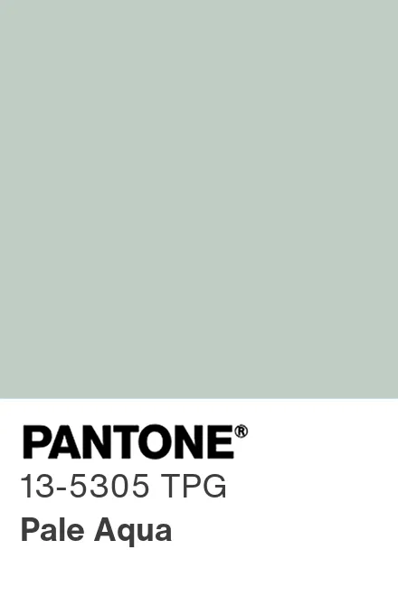 PANTONE 13-5305 TPG Pale Aqua - Pantone色号库|Pantone潘通中国官网
