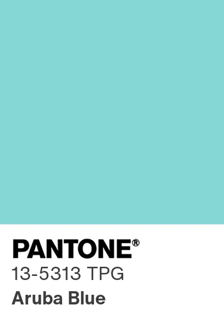 PANTONE 13-5313 TPG Aruba Blue - Pantone色号库|Pantone潘通中国官网