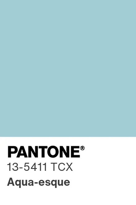 PANTONE 13-5411 TCX Aqua-esque - Pantone色号库|Pantone潘通中国官网