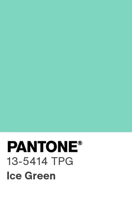 PANTONE 13-5414 TPG Ice Green - Pantone色号库|Pantone潘通中国官网