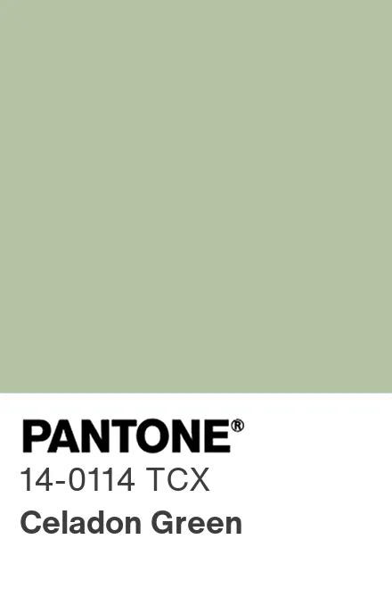 PANTONE 14-0114 TCX Celadon Green - Pantone色号库|Pantone潘通中国官网