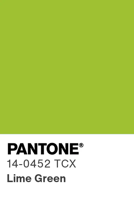 PANTONE 14-0452 TCX Lime Green - Pantone色号库|Pantone潘通中国官网