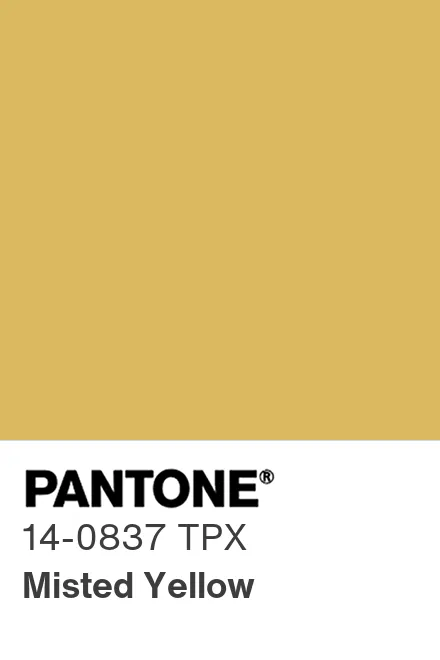 PANTONE 14-0837 TPG Misted Yellow - Pantone色号库|Pantone潘通中国官网