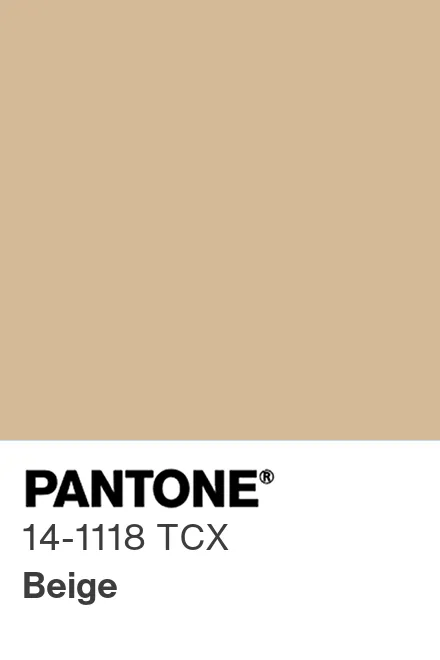 PANTONE 14-1118 TCX Beige - Pantone色号库|Pantone潘通中国官网