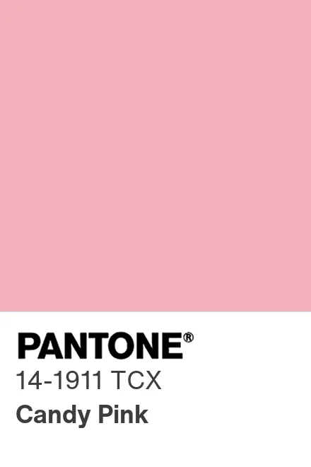 PANTONE 14-1911 TCX Candy Pink - Pantone色号库|Pantone潘通中国官网