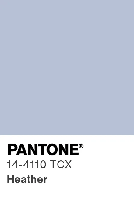PANTONE 14-4110 TCX Heather - Pantone色号库|Pantone潘通中国官网
