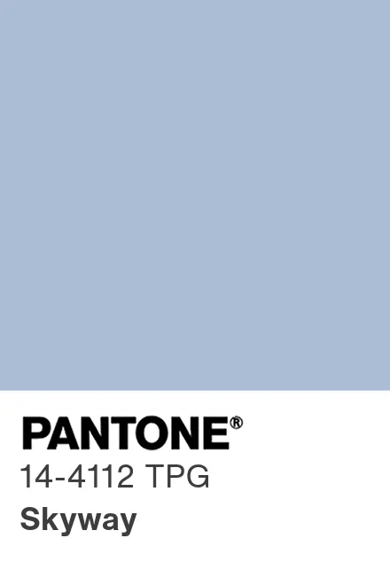 PANTONE 14-4112 TPG Skyway - Pantone色号库|Pantone潘通中国官网