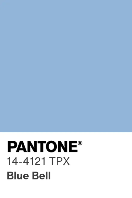 PANTONE 14-4121 TPG Blue Bell - Pantone色号库|Pantone潘通中国官网