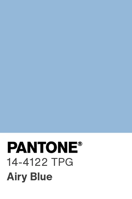 PANTONE 14-4122 TPG Airy Blue - Pantone色号库|Pantone潘通中国官网