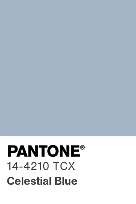 PANTONE 14-4210 TCX Celestial Blue - Pantone色号库|Pantone潘通中国官网