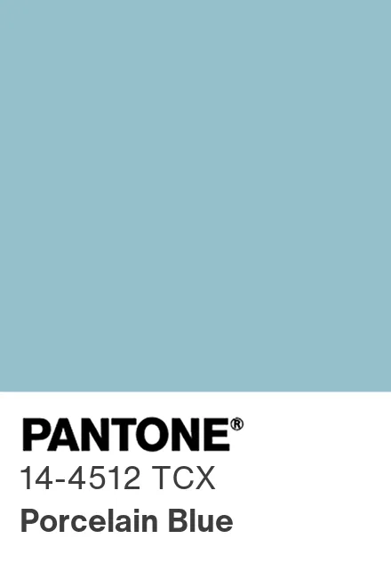 PANTONE 14-4512 TCX Porcelain Blue - Pantone色号库|Pantone潘通中国官网