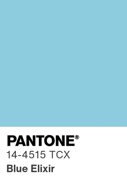 PANTONE 14-4515 TCX Blue Elixir - Pantone色号库|Pantone潘通中国官网