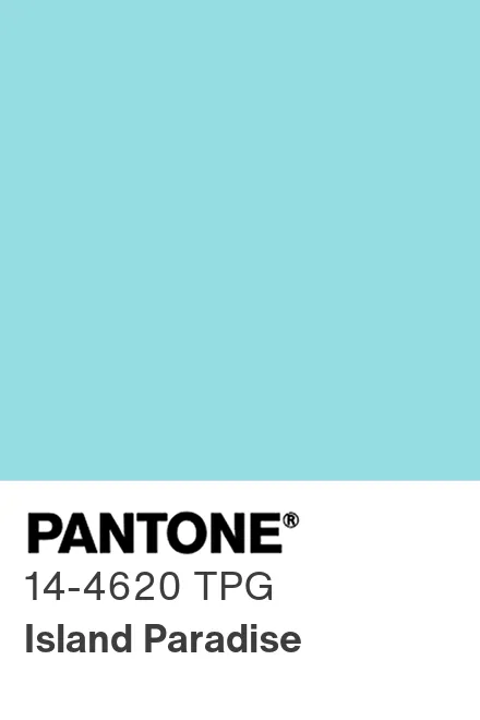 PANTONE 14-4620 TPG Island Paradise - Pantone色号库|Pantone潘通中国官网