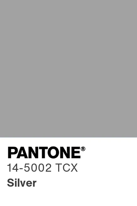 PANTONE 14-5002 TCX Silver - Pantone色号库|Pantone潘通中国官网