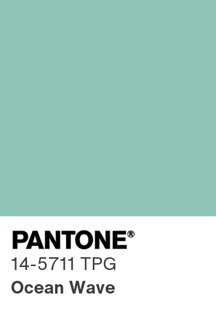 PANTONE 14-5711 TPG Ocean Wave - Pantone色号库|Pantone潘通中国官网