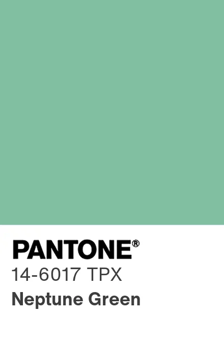 PANTONE 14-6017 TPG Neptune Green - Pantone色号库|Pantone潘通中国官网