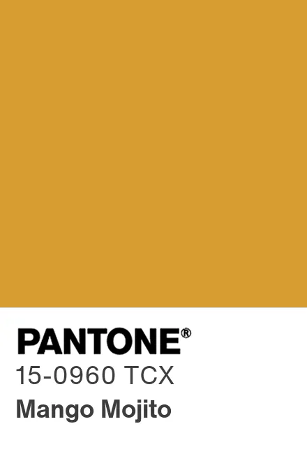 PANTONE 15-0960 TCX Mango Mojito - Pantone色号库|Pantone潘通中国官网