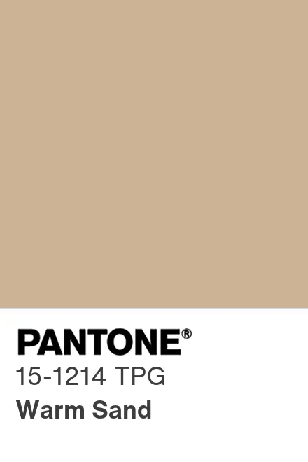 PANTONE 15-1214 TPG Warm Sand - Pantone色号库|Pantone潘通中国官网