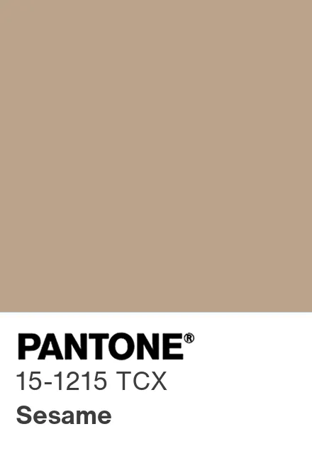 PANTONE 15-1215 TCX Sesame - Pantone色号库|Pantone潘通中国官网