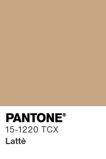PANTONE 15-1220 TCX Lattè - Pantone色号库|Pantone潘通中国官网