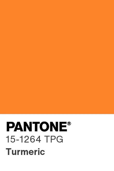 PANTONE 15-1264 TPG Turmeric - Pantone色号库|Pantone潘通中国官网
