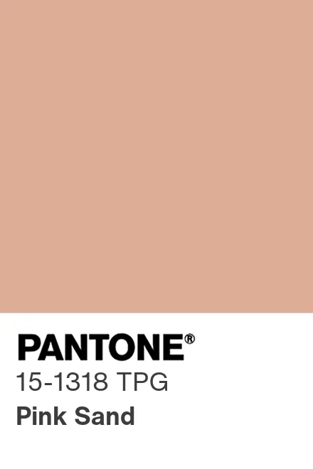 PANTONE 15-1318 TPG Pink Sand - Pantone色号库|Pantone潘通中国官网