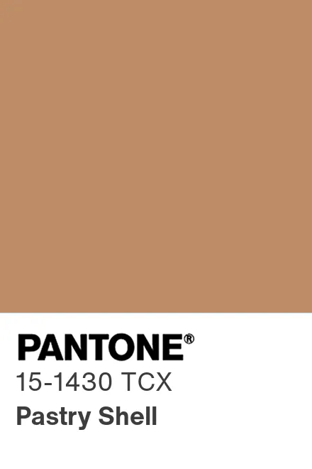 PANTONE 15-1430 TCX Pastry Shell - Pantone色号库|Pantone潘通中国官网