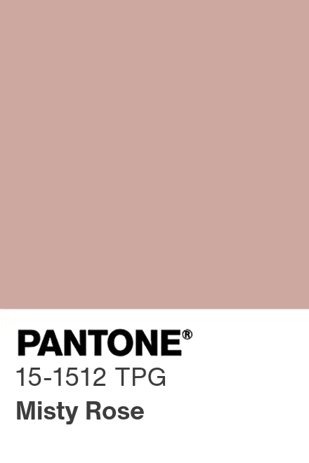 PANTONE 15-1512 TPG Misty Rose - Pantone色号库|Pantone潘通中国官网