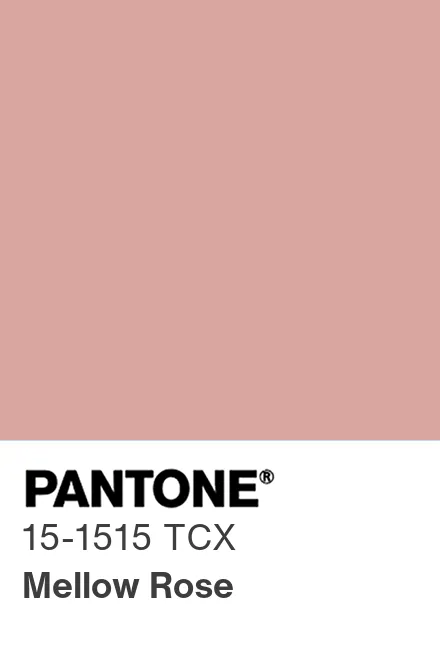 PANTONE 15-1515 TCX Mellow Rose - Pantone色号库|Pantone潘通中国官网