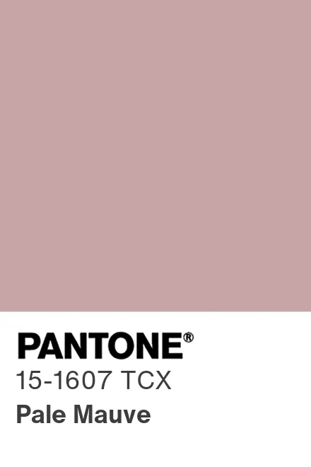 PANTONE 15-1607 TCX Pale Mauve - Pantone色号库|Pantone潘通中国官网