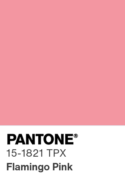 PANTONE 15-1821 TPG Flamingo Pink - Pantone色号库|Pantone潘通中国官网