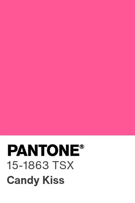 PANTONE 15-1863 TSX Candy Kiss - Pantone色号库|Pantone潘通中国官网