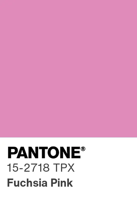 PANTONE 15-2718 TPG Fuchsia Pink - Pantone色号库|Pantone潘通中国官网