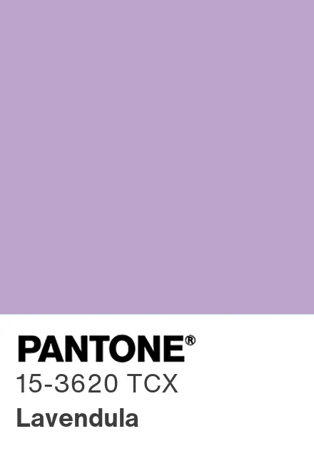 PANTONE 15-3620 TCX Lavendula - Pantone色号库|Pantone潘通中国官网