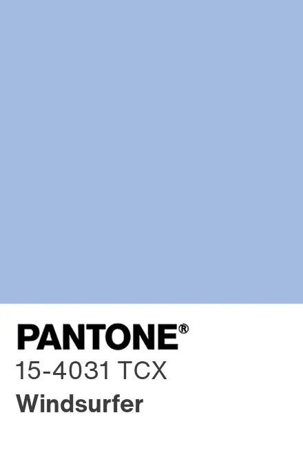 PANTONE 15-4031 TCX Windsurfer - Pantone色号库|Pantone潘通中国官网