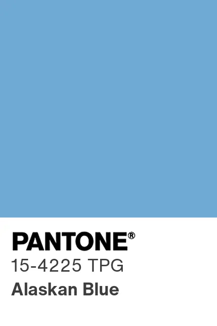 PANTONE 15-4225 TPG Alaskan Blue - Pantone色号库|Pantone潘通中国官网