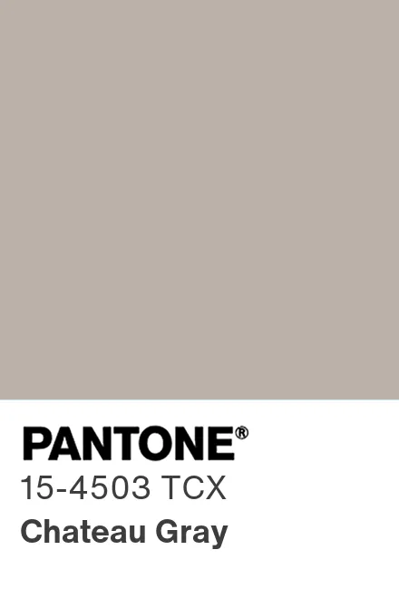 PANTONE 15-4503 TCX Chateau Gray - Pantone色号库|Pantone潘通中国官网