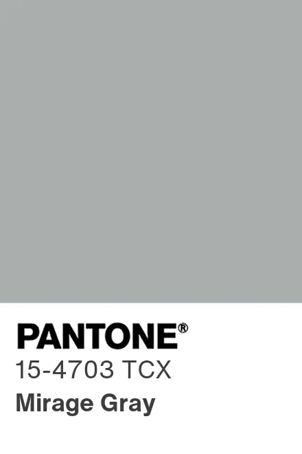 PANTONE 15-4703 TCX Mirage Gray - Pantone色号库|Pantone潘通中国官网