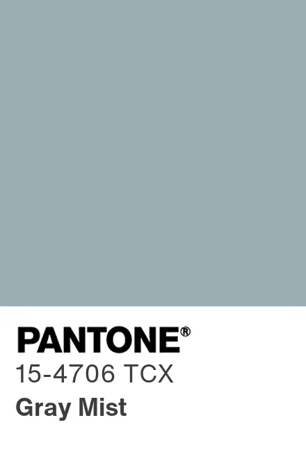 PANTONE 15-4706 TCX Gray Mist - Pantone色号库|Pantone潘通中国官网