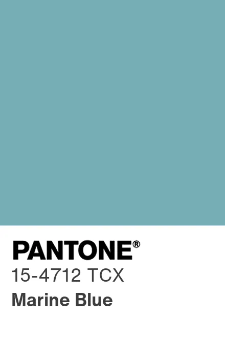 PANTONE 15-4712 TCX Marine Blue - Pantone色号库|Pantone潘通中国官网