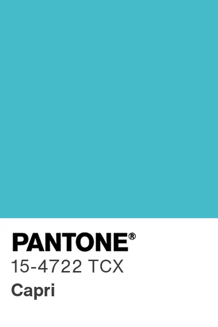 PANTONE 15-4722 TCX Capri - Pantone色号库|Pantone潘通中国官网
