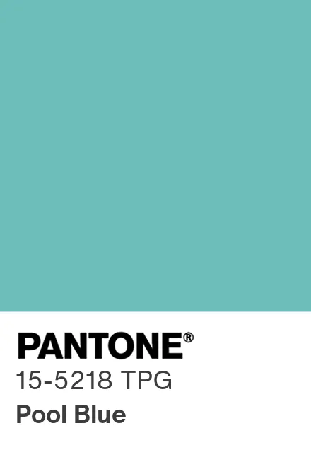 PANTONE 15-5218 TPG Pool Blue - Pantone色号库|Pantone潘通中国官网