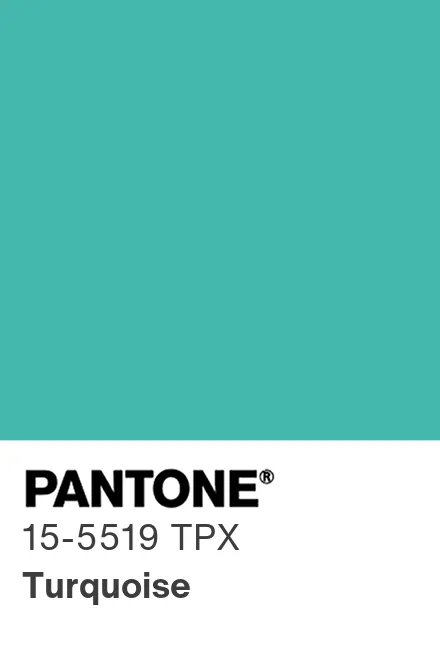 PANTONE 15-5519 TPG Turquoise - Pantone色号库|Pantone潘通中国官网