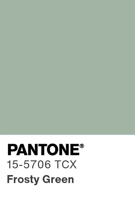 PANTONE 15-5706 TCX Frosty Green - Pantone色号库|Pantone潘通中国官网