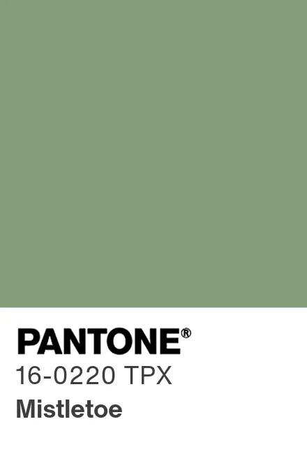 PANTONE 16-0220 TPG Mistletoe - Pantone色号库|Pantone潘通中国官网