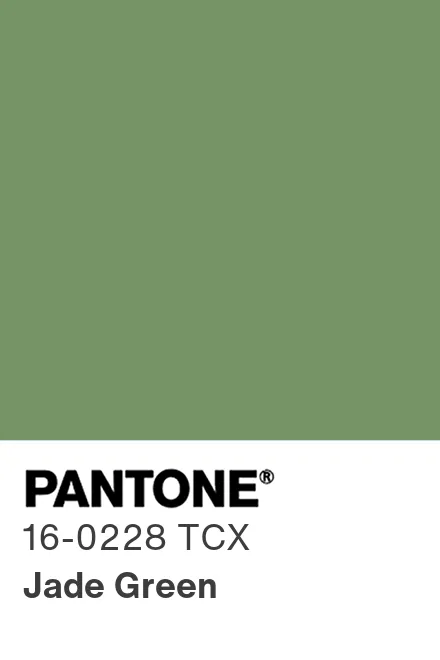 PANTONE 16-0228 TCX Jade Green - Pantone色号库|Pantone潘通中国官网