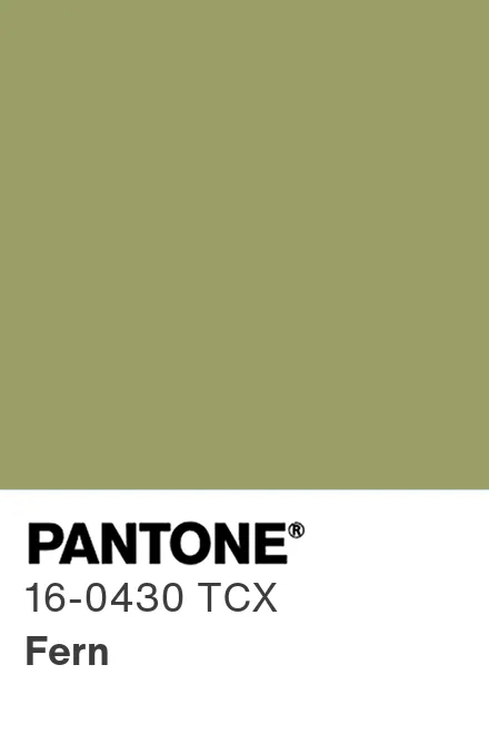 PANTONE 16-0430 TCX Fern - Pantone色号库|Pantone潘通中国官网