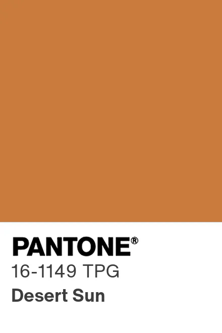 PANTONE 16-1149 TPG Desert Sun - Pantone色号库|Pantone潘通中国官网