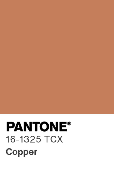 PANTONE 16-1325 TCX Copper - Pantone色号库|Pantone潘通中国官网