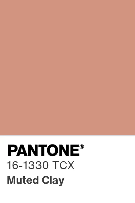 PANTONE 16-1330 TCX Muted Clay - Pantone色号库|Pantone潘通中国官网